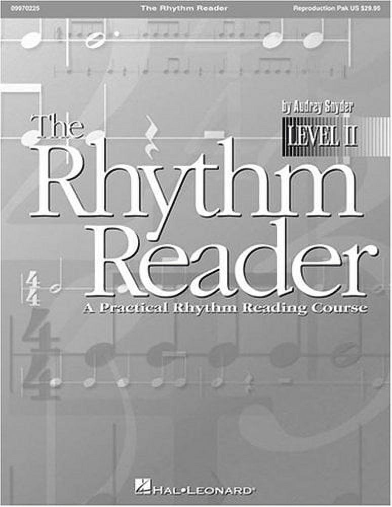 THE RHYTHM READER II REPRO PAK - Walmart.com