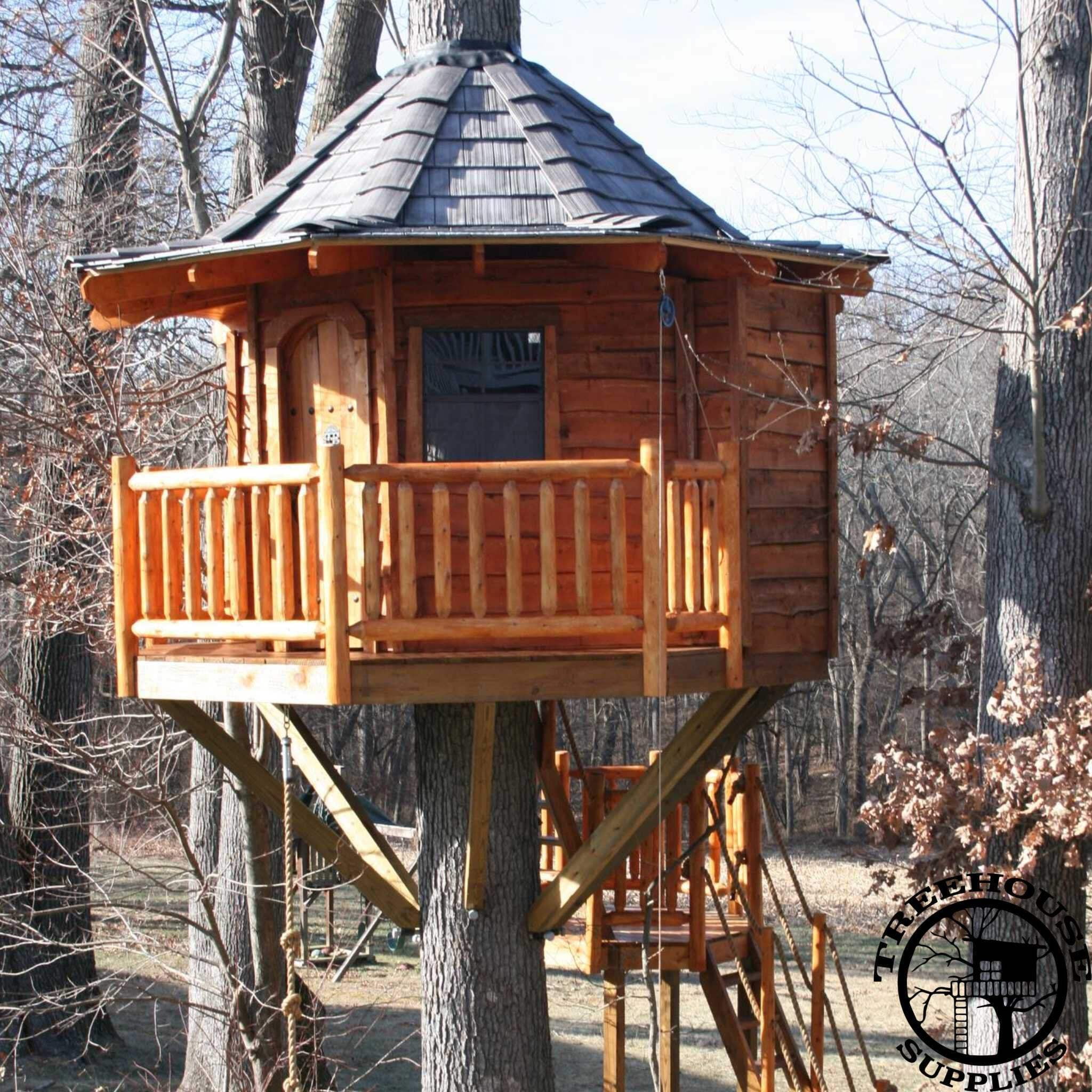 THE RIO GRANDE © : 12' Octagon Treehouse Plan - Walmart.com
