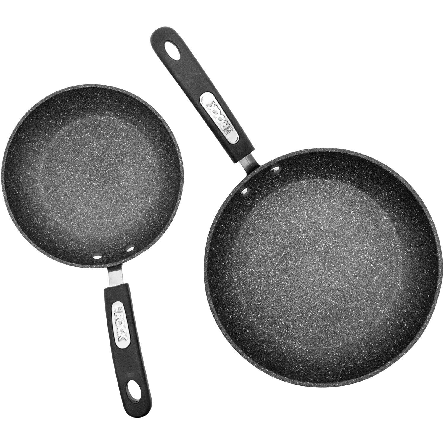THE ROCK BY STARFRIT 060740-002-0000 Set of 2 Fry Pans with Bakelite ...