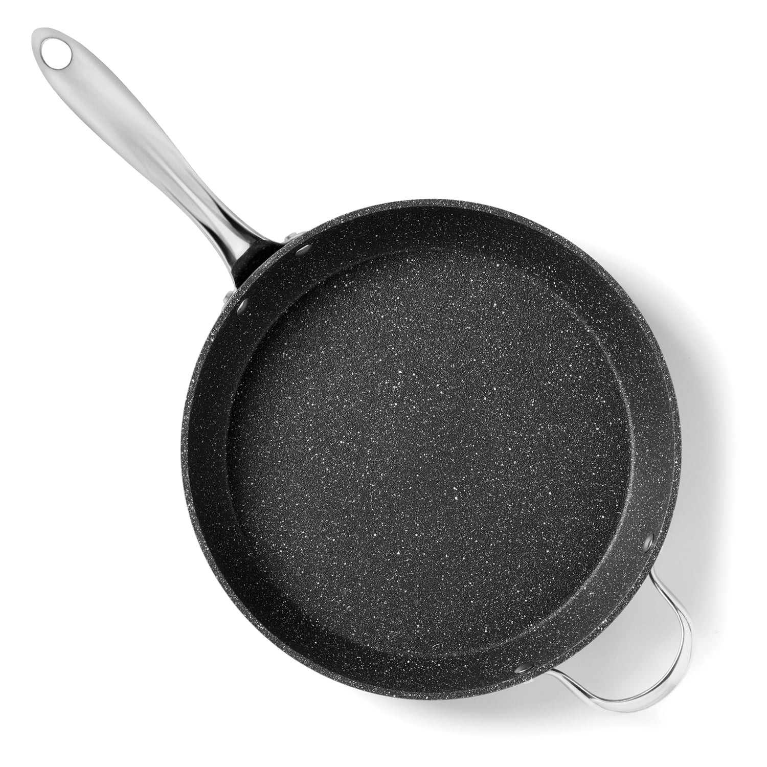 THE ROCK by Starfrit 060691-001-0000 12-in. Fry Pan - Walmart.com