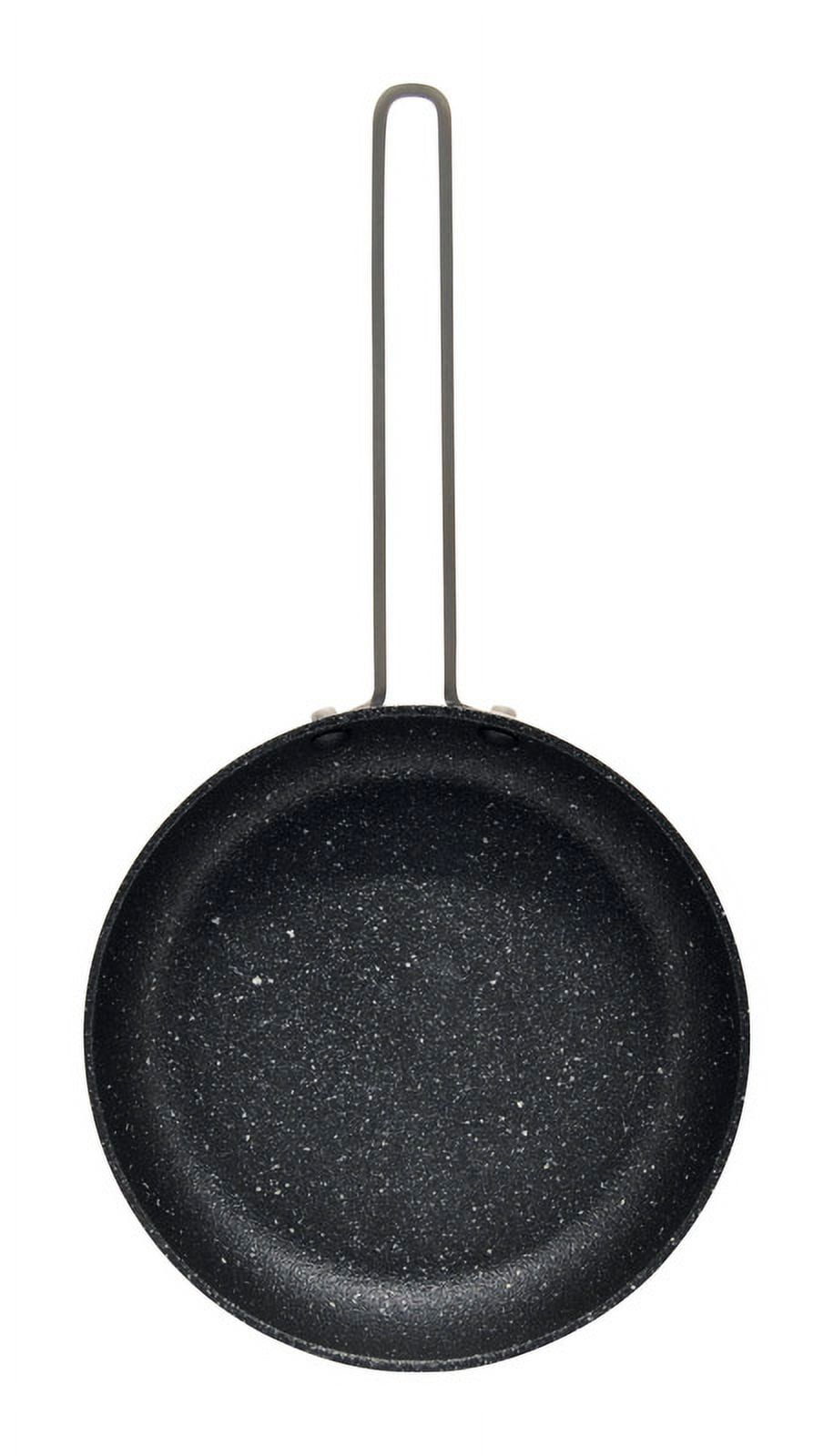 THE ROCK by Starfrit Personal Fry Pan with Stainless Steel Handle, 6.5 ...