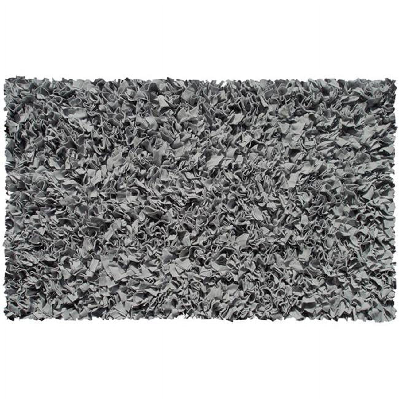 THE RUG MARKET 02280R Shaggy Raggy Grey Rug - Walmart.com