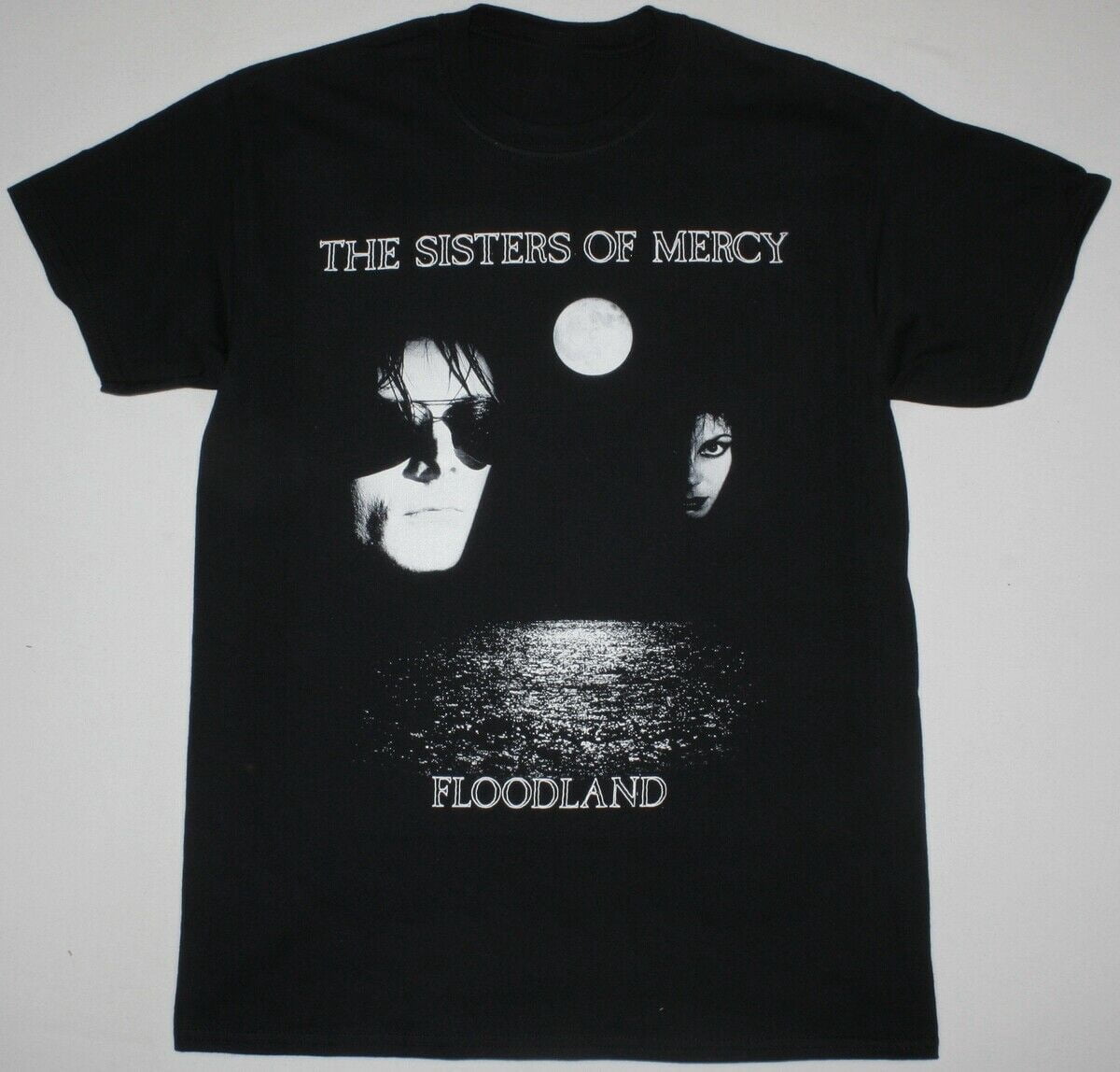 THE SISTERS OF MERCY FLOODLAND Short Sleeve T-shirt Black Men S-234XL ...