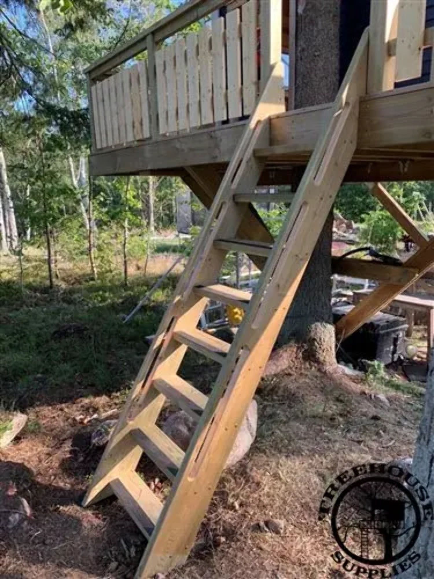 THE SIX RIVERS © : Treehouse Ladder Plan - Walmart.com