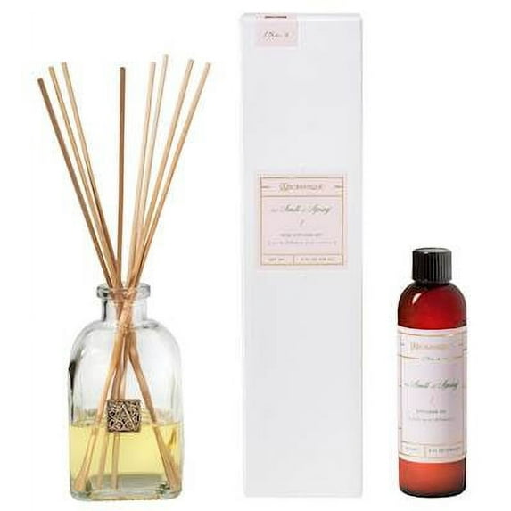 THE SMELL OF SPRING Aromatique Reed Diffuser Gift Set Square Glass ...