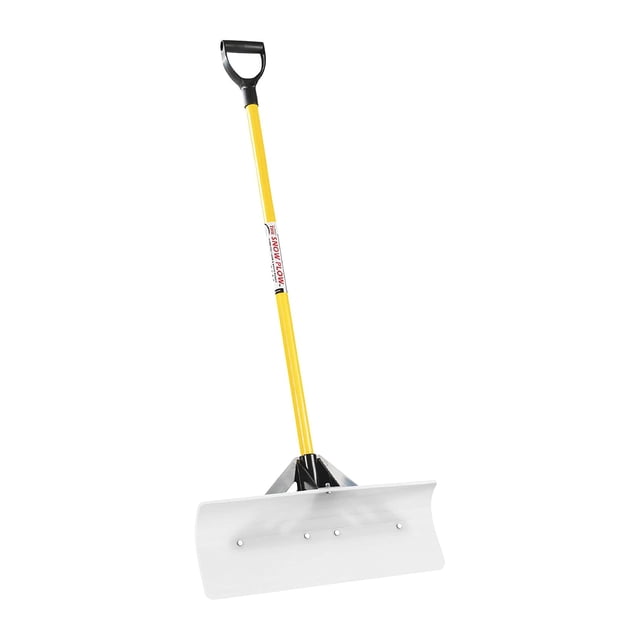 THE SNOWPLOW Original 24 Inch Blade Snow Pusher Shovel with Handle ...