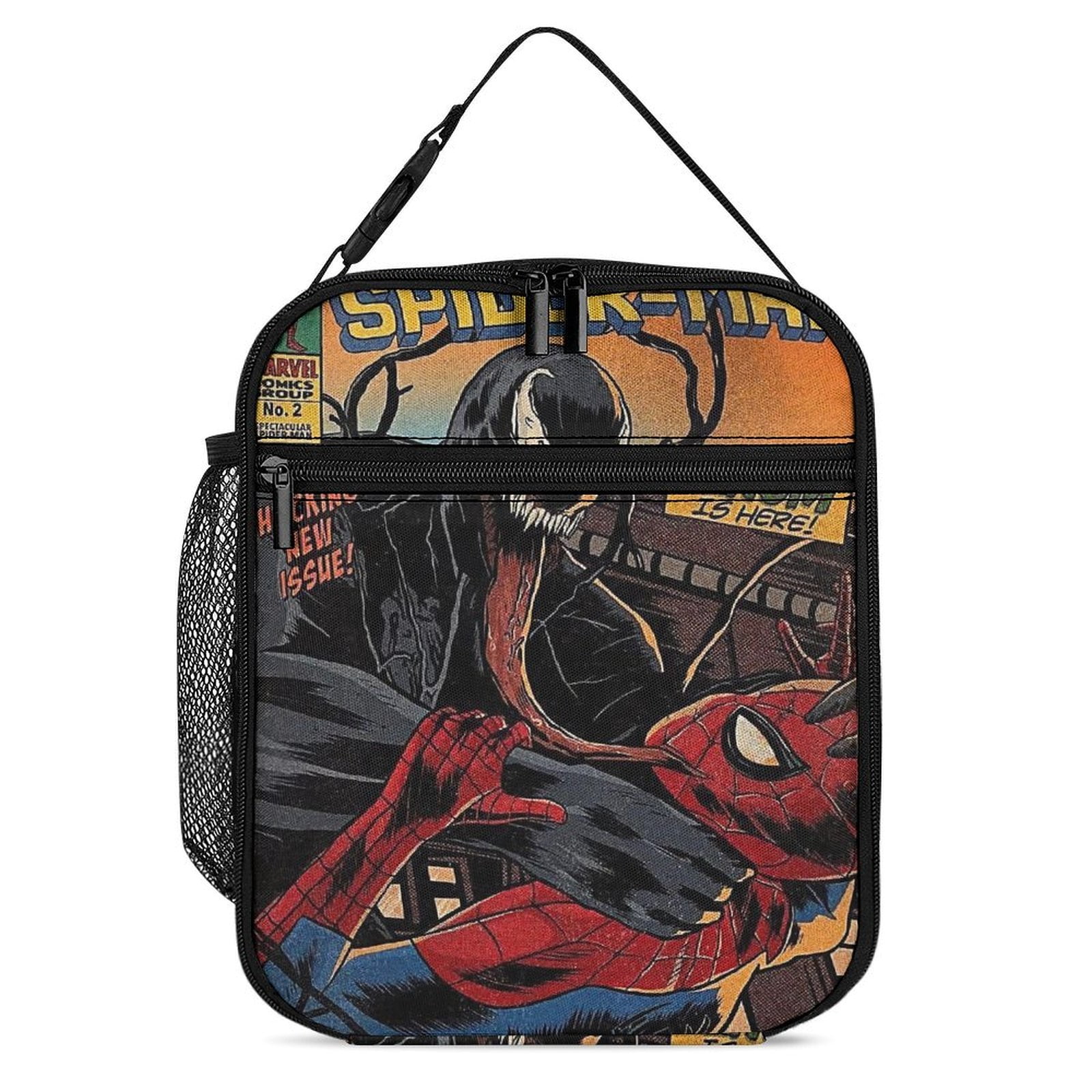 THE SPECTACULAR SPIDER-MAN COMICS AUTHORITY Custom Text Lunch Bag With ...