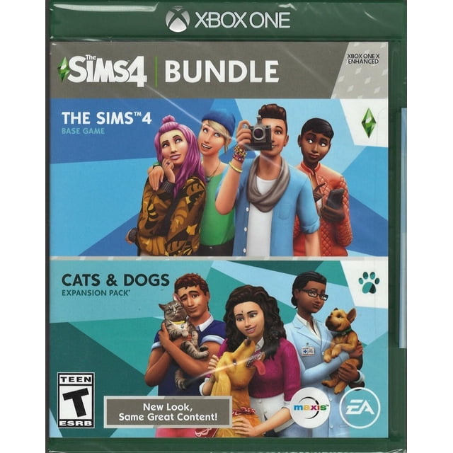 THE Sims 4 PLUS Cats and Dogs Xbox One (Brand New Factory Sealed US ...