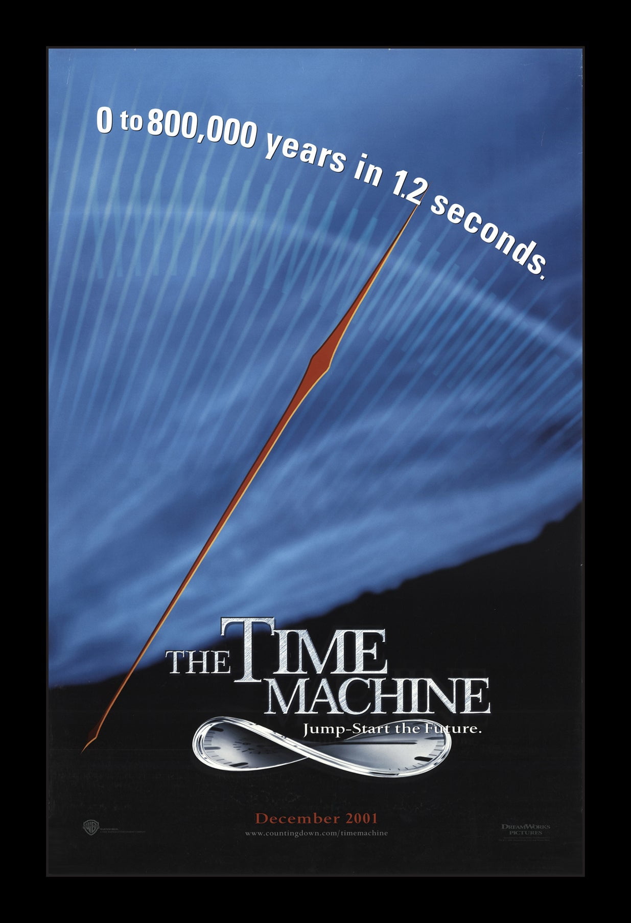 THE TIME MACHINE - 11x17 Framed Movie Poster - Walmart.com