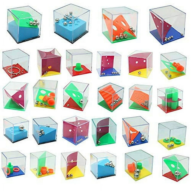 THE TWIDDLERS Mini Cube Brain Teaser Maze Puzzle Toy for Kids - Party ...
