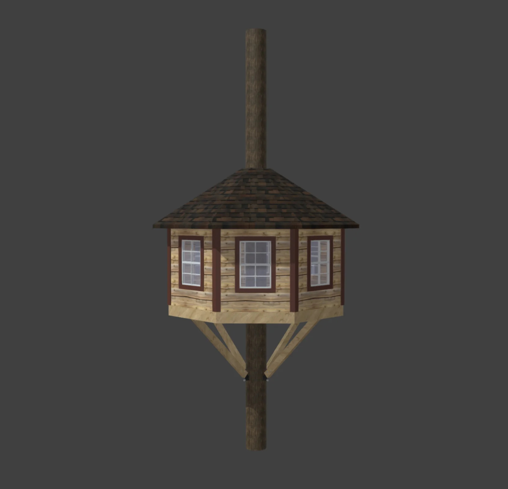 THE WHITE RIVER: 8' Octagon Treehouse Hardware Kit - Walmart.com