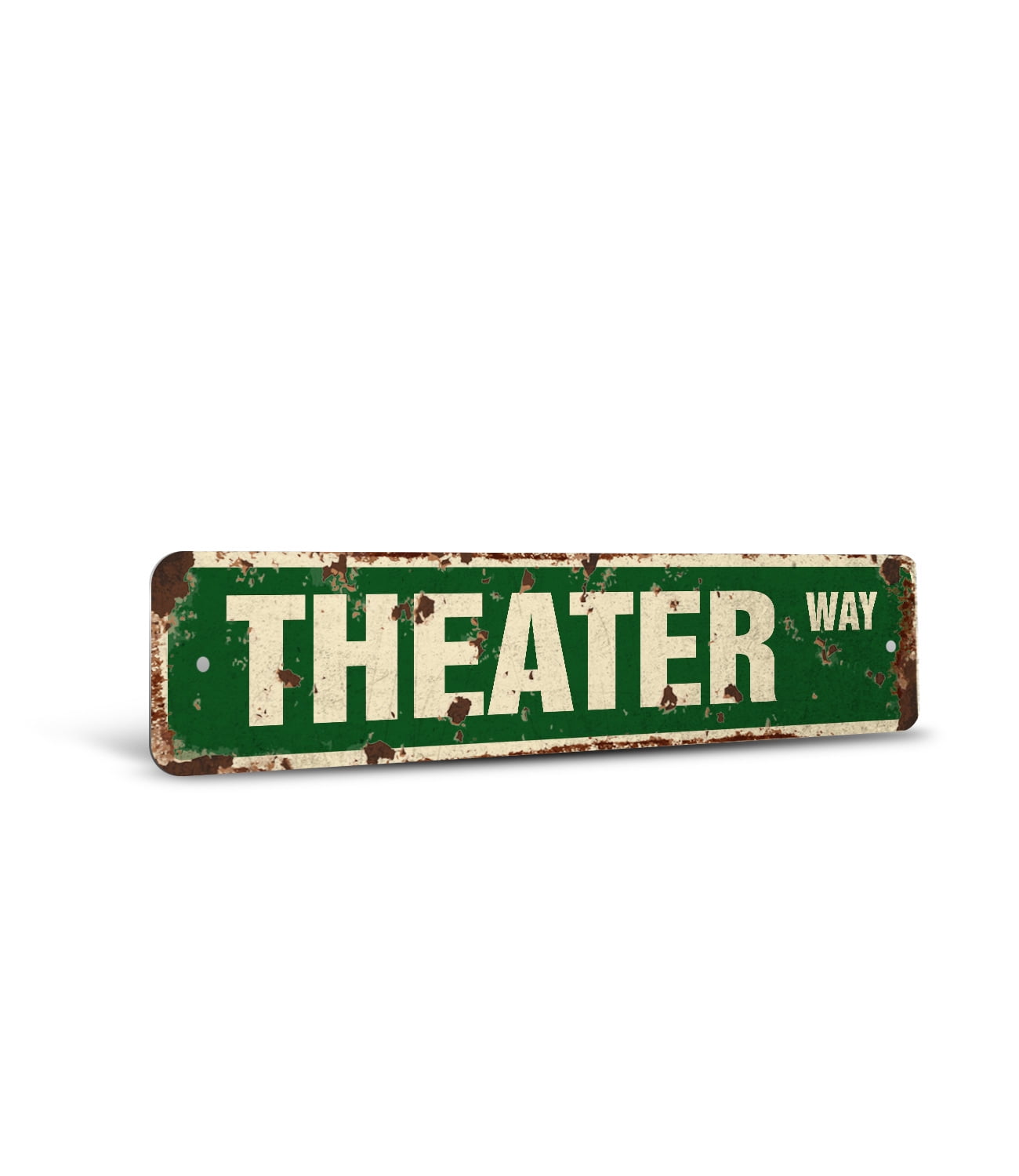 THEATER Vintage Style Rustic Street Sign – Movie Home Theatre Theaters ...