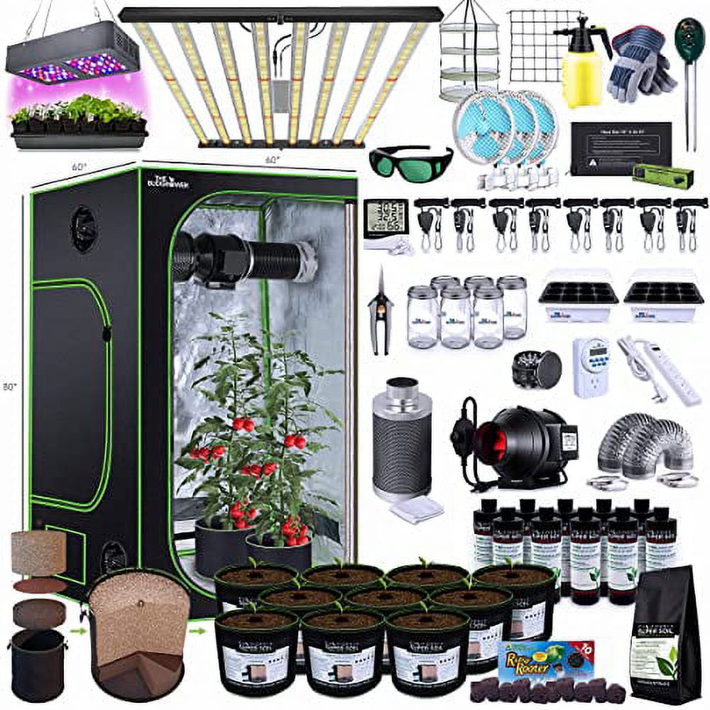 THEBUDGROWER Complete All-in-One Commercial Grade Home Grow Solution 60 ...