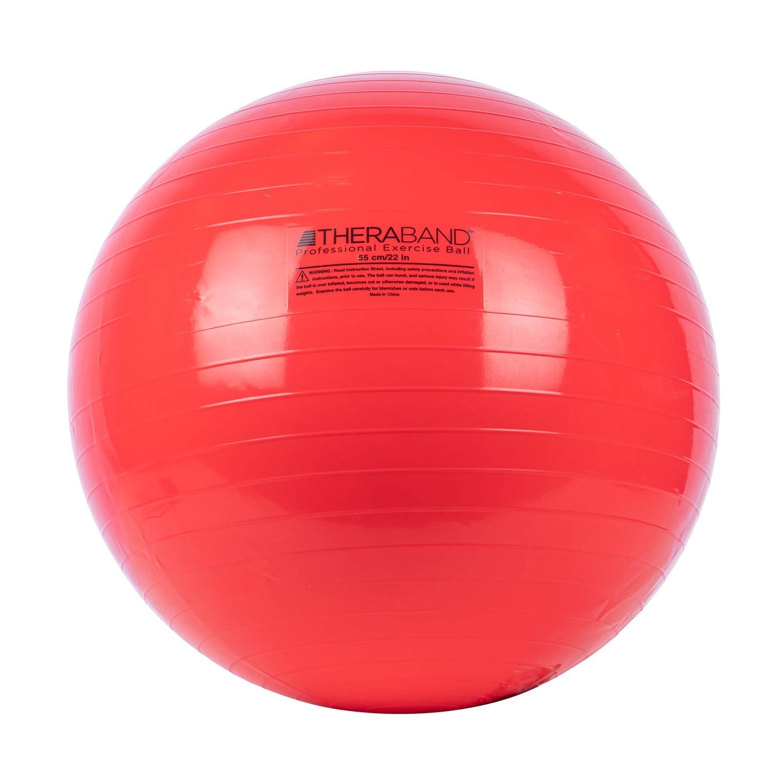 THERABAND Exercise Ball, Stability, 55 cm, Red, 1 Pack - Walmart.com