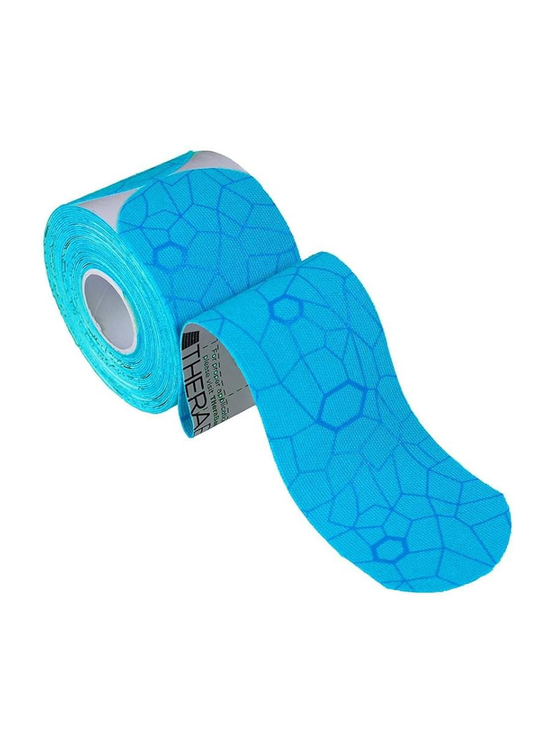 THERABAND Kinesiology Tape, Blue/Blue, 1 Roll, with XactStretch ...