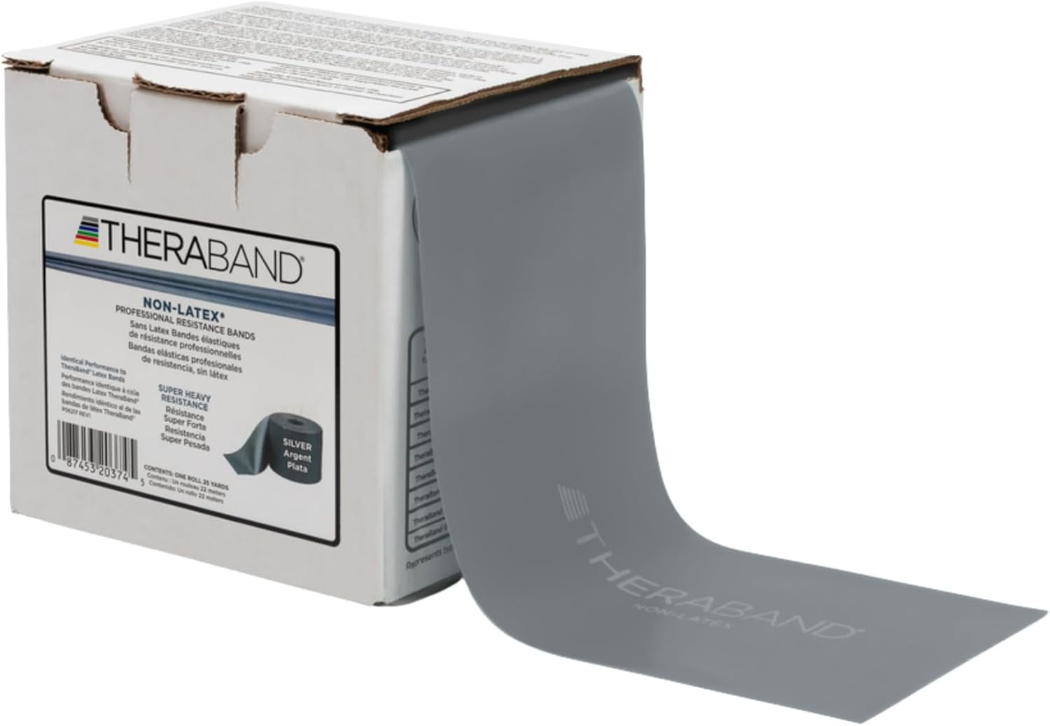 THERABAND Resistance Band 25 Yard Roll, Non-Latex Professional Elastic ...