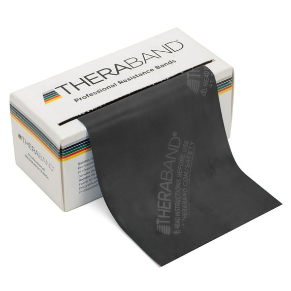 THERABAND Resistance Bands, 6 Yard Roll Professional Latex Elastic Band ...