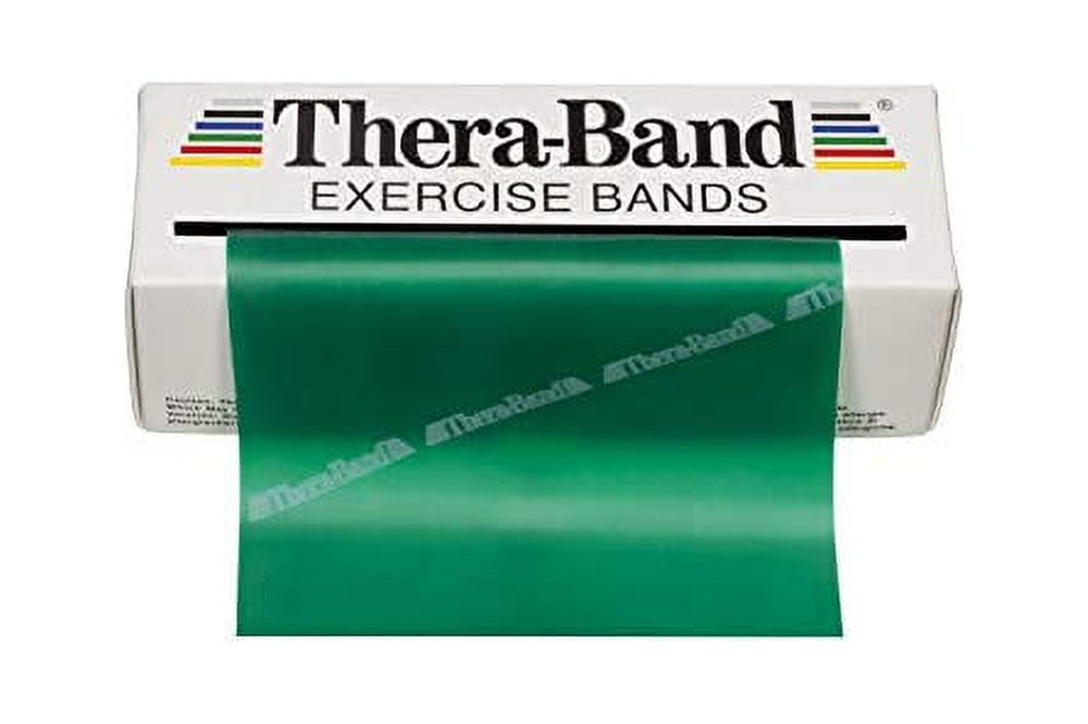 THERABAND Resistance Bands, 6 Yard Roll Professional Latex Elastic Band ...