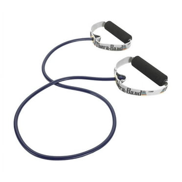 Workoutz Resistance Band Exercise Tube With Handles (Blue) - Walmart.com