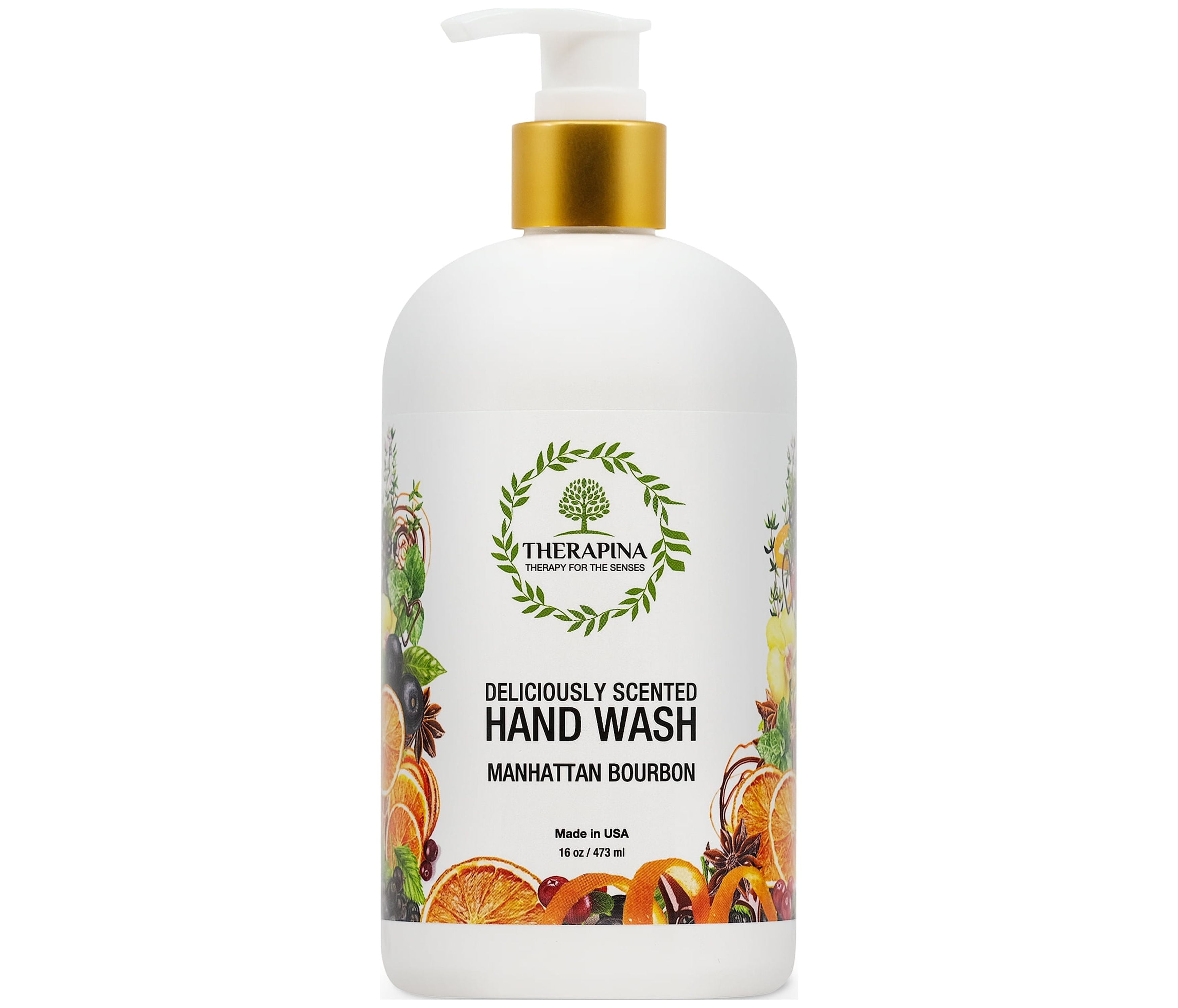 THERAPINA MANHATTAN BOURBON HAND WASH 16OZ - Walmart.com