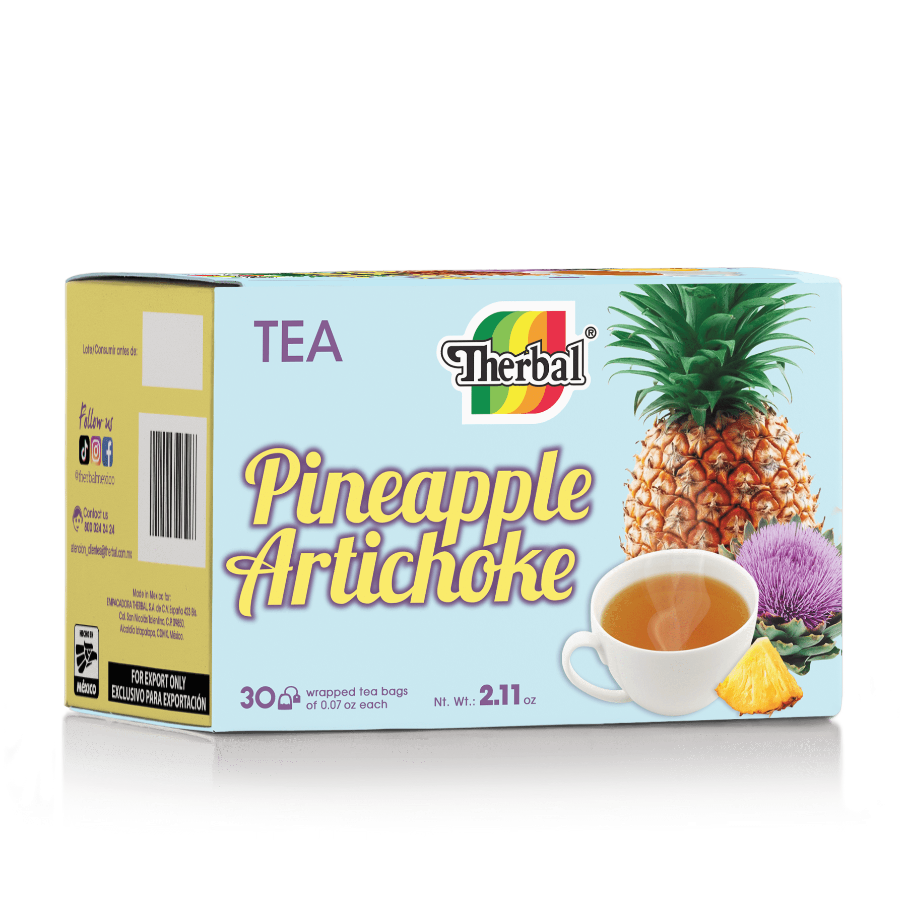 Therbal Artichoke Pineapple Infusion Tea Bags, 30 Count - Walmart.com