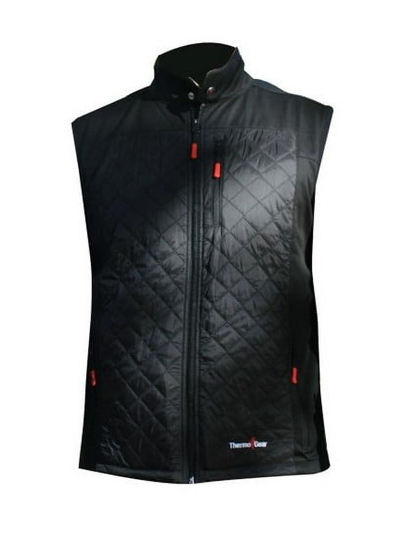 Thermo Vest Heated Rechargeable Vest, Black, Large - Walmart.com