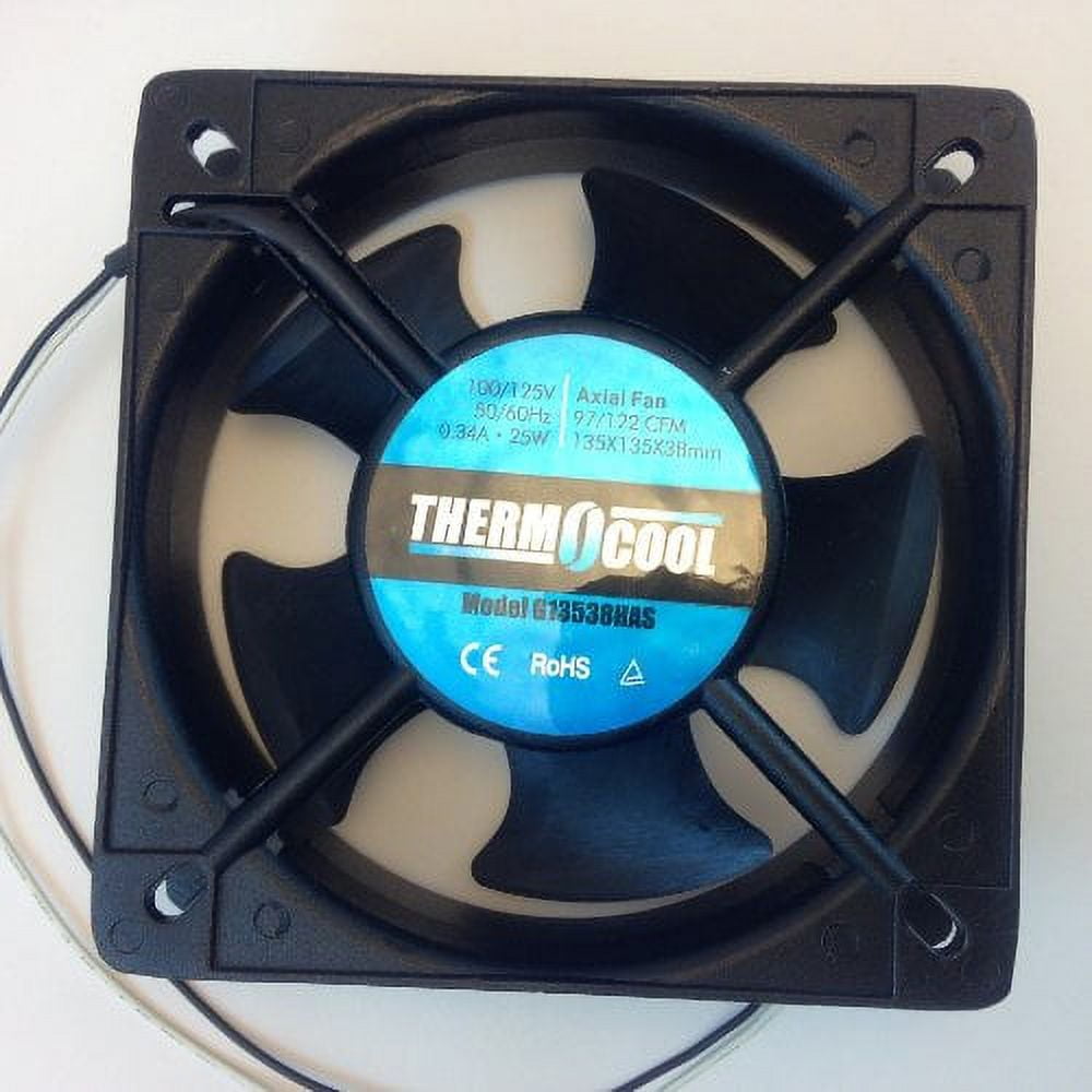 Thermocool 110V 60Hz Axial Fan, 135x135x38mm, Low Noise, Energy ...