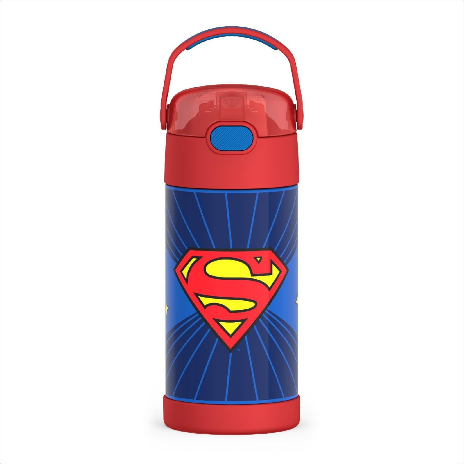THERMOS FUNTAINER Water Bottle with Straw - 12 Ounce - Kids Stainless Steel Vacuum Insulated ...