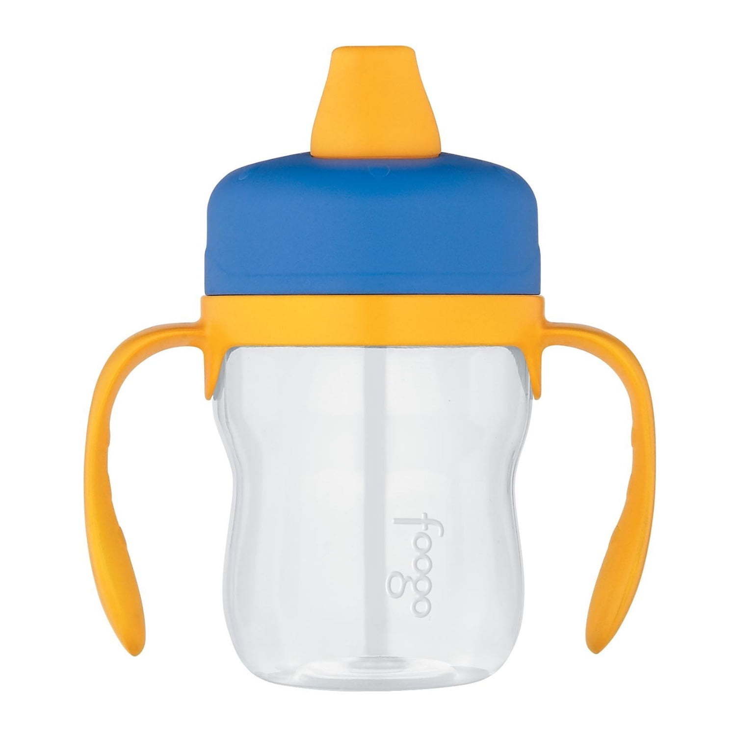 Foogo Soft Spout Trita Plastic Sippy Cup with Handles (Blue) - 235mL ...