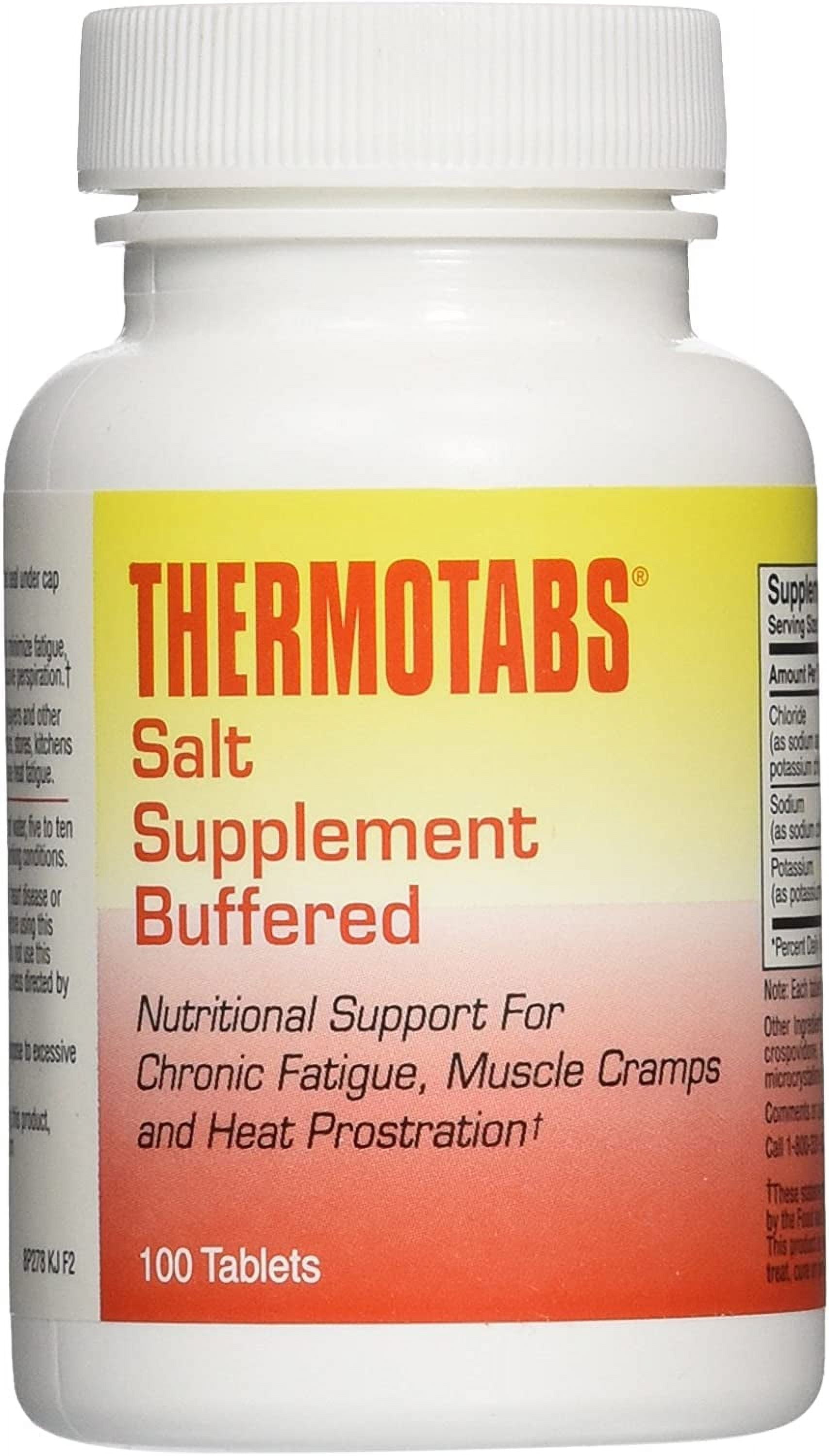 Salt Supplement Buffered Tablets 100 Tablets (Pack of 3), Product of ...