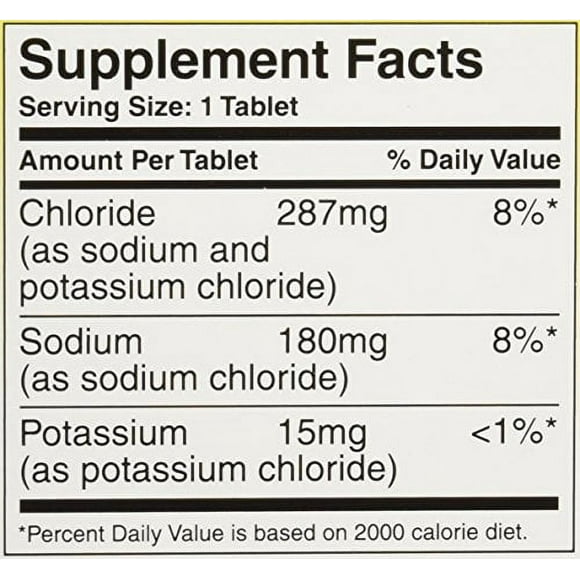 Salt Tablets for Dehydration