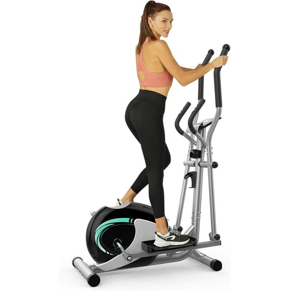THERUN Elliptical Machine for Home, Magnetic Hyper-Quiet Compact ...