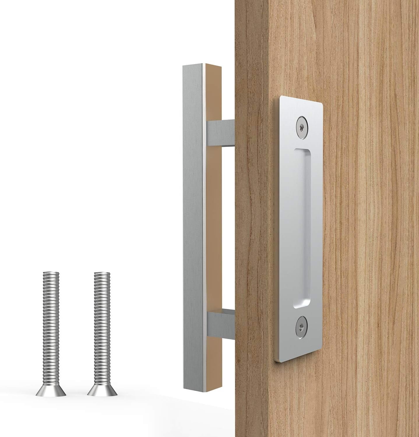 THESG-10 Inch Square Stainless Sliding Barn Door Handle | Heavy Duty ...