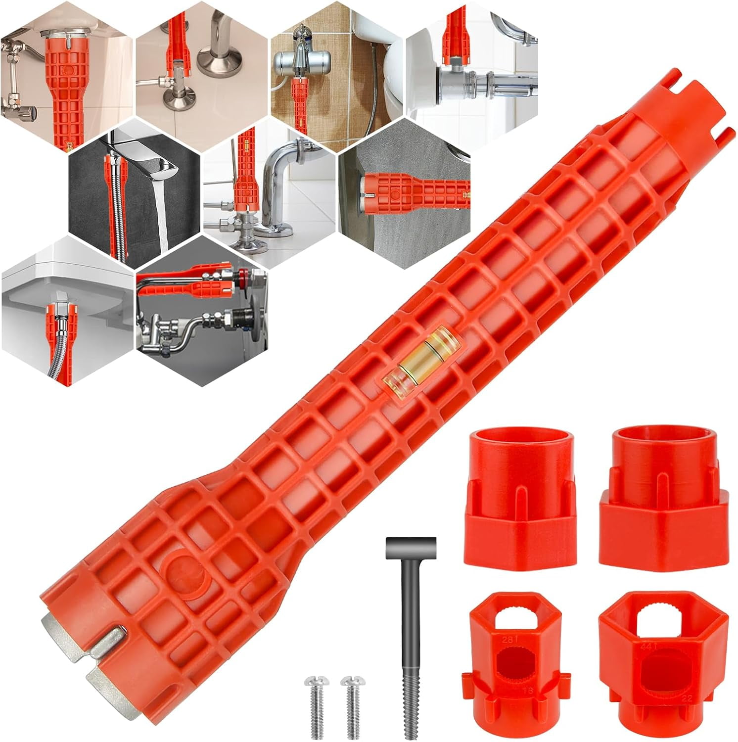 THESG-14-in-1 Multi-Function Basin Wrench,Faucet Installer and Sink ...