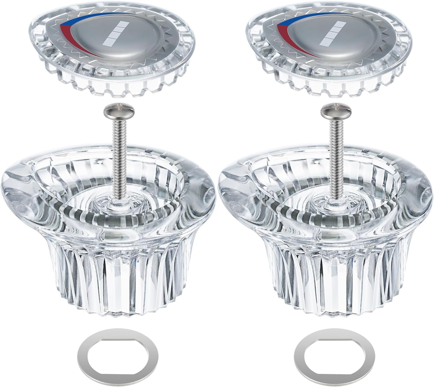 THESG-2 Pack Shower Knob Handle Kit Compatible with Moen 96797 Chateau ...