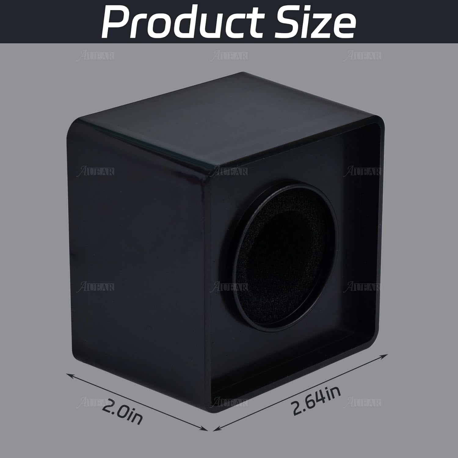 THESG-, 2 Pack Square Cube Shaped Interview Mic Microphone Flag Station ...