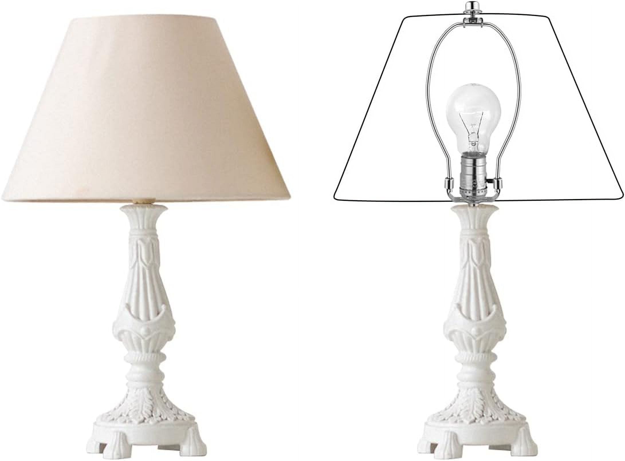 THESG-2 Pcs 7Inch Lamp Shade Harp Holders Detachable Lamp Shade Bracket ...