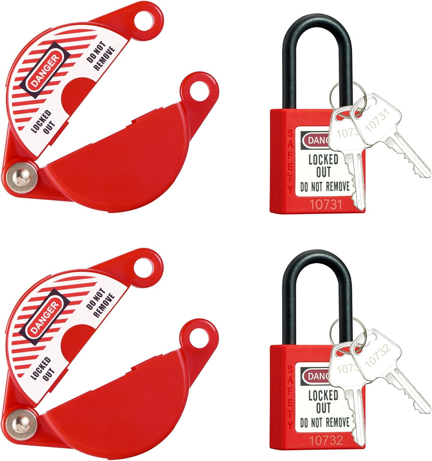 THESG-2 Sets Gate Valve Lockout and Safety Padlocks, Outdoor Faucet ...