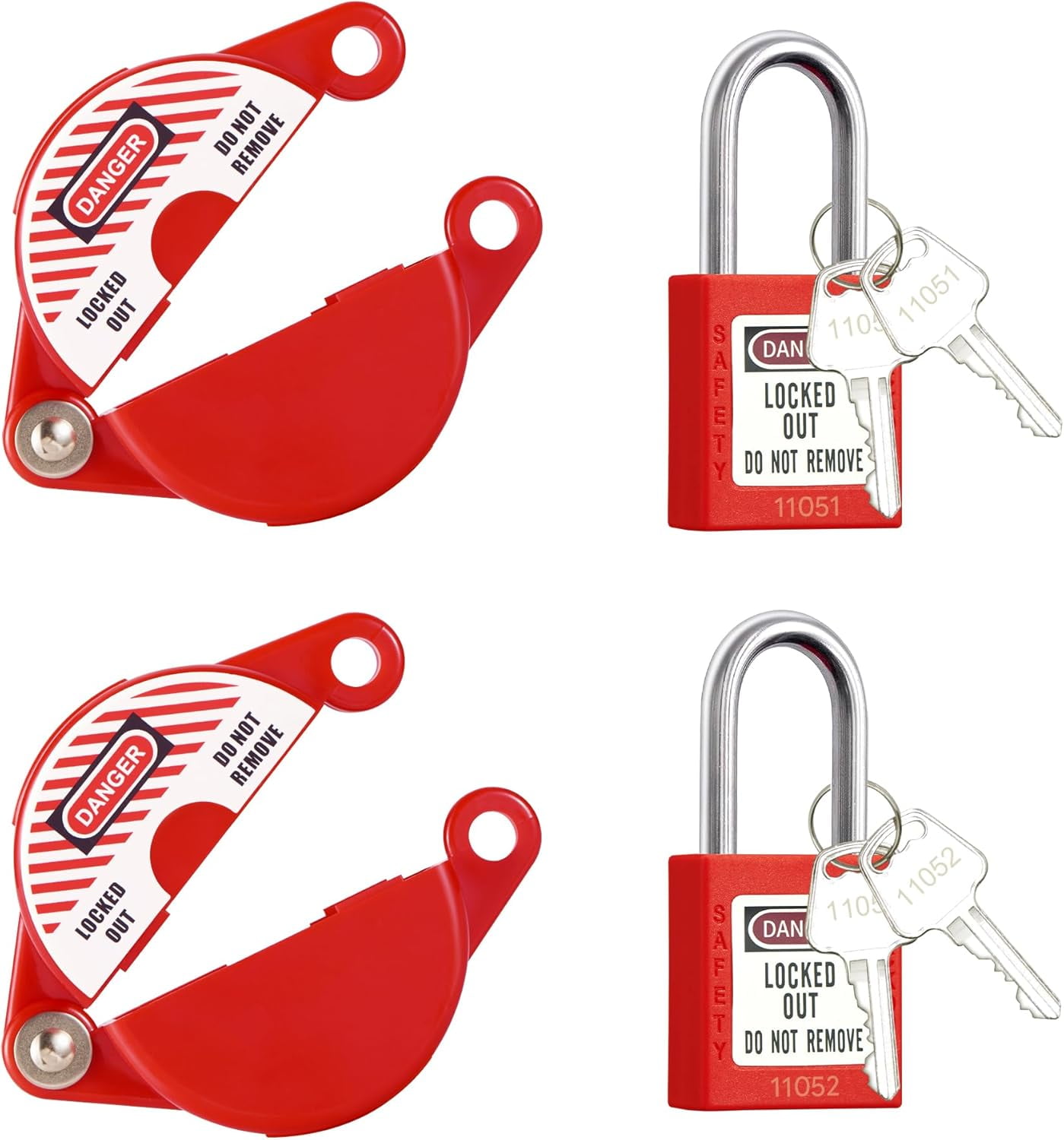 THESG-2 Sets Gate Valve Lockout and Safety Padlocks, Valve Lockout ...