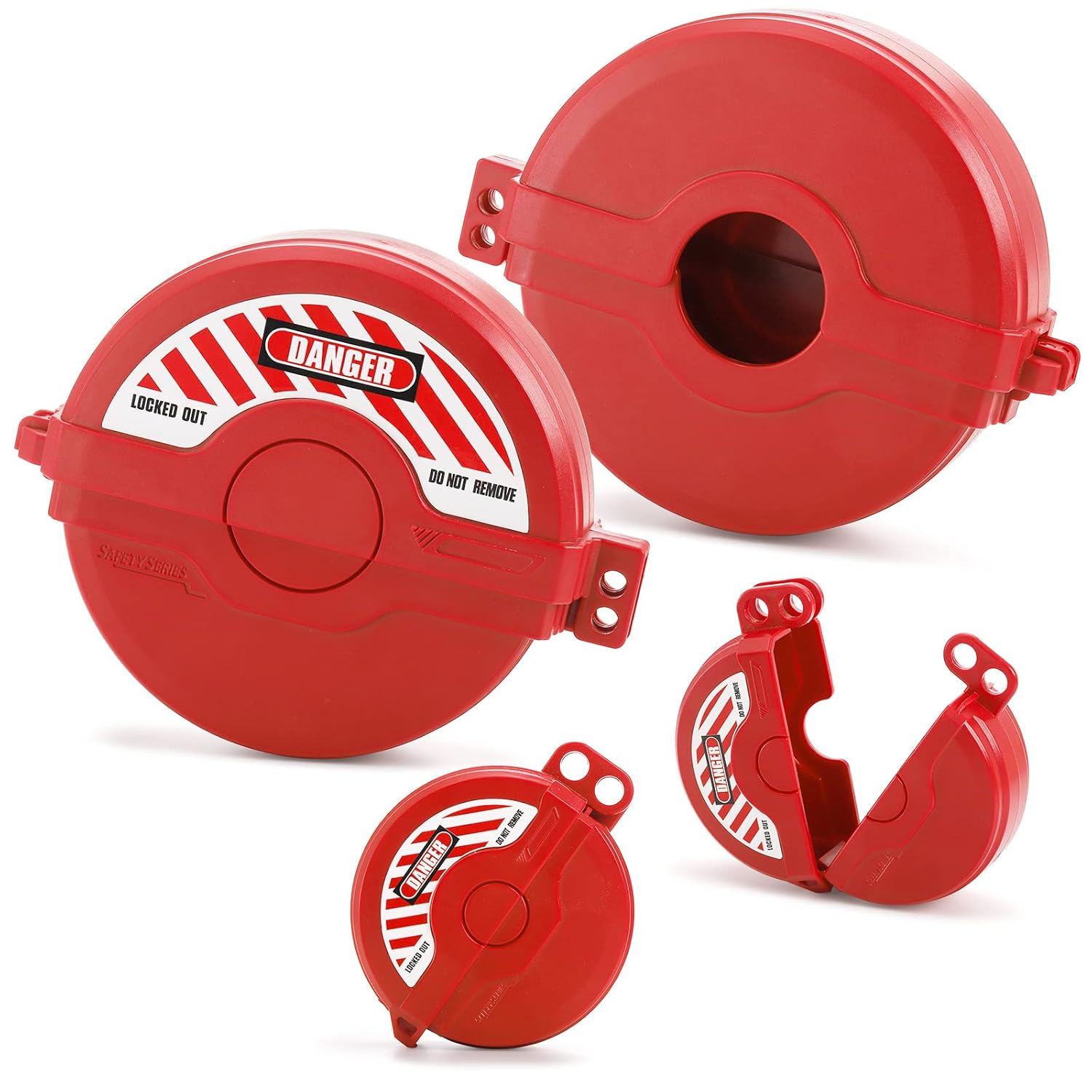 THESG-4 Pack Gate Valve Lockout Device, 2 Sizes Assorted for 1-2.5 Inch ...