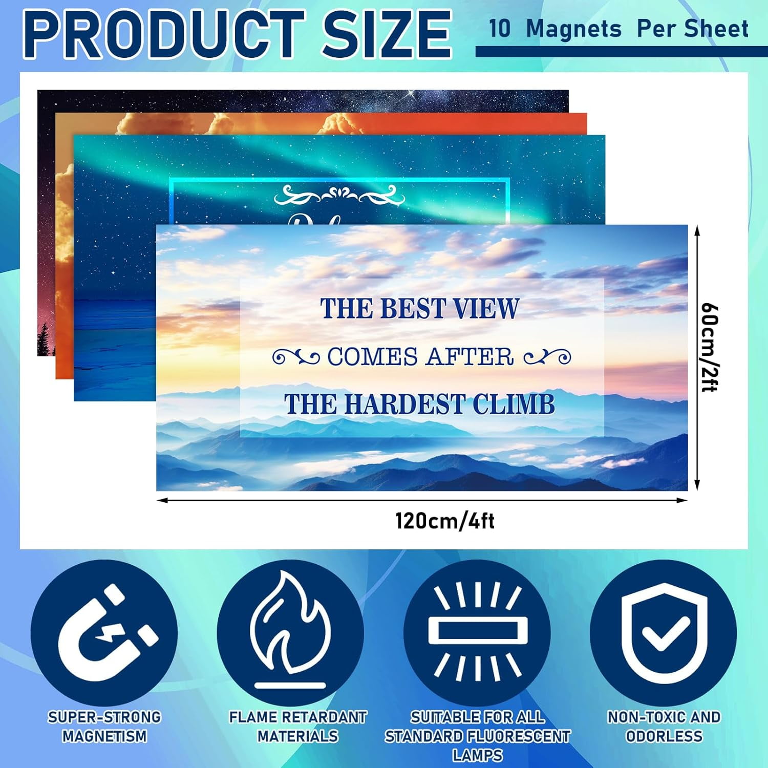 THESG-4 Pcs Fluorescent Light Covers for Ceiling Lights 4 x 2 ft ...