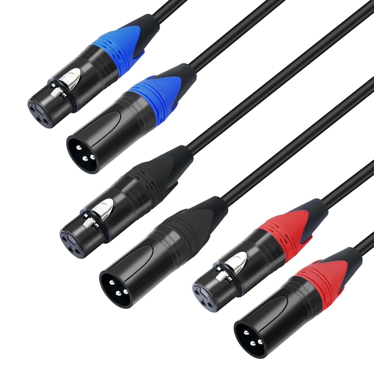THESG-6 Pack XLR Male to Female Cable, Professional Balanced Microphone ...