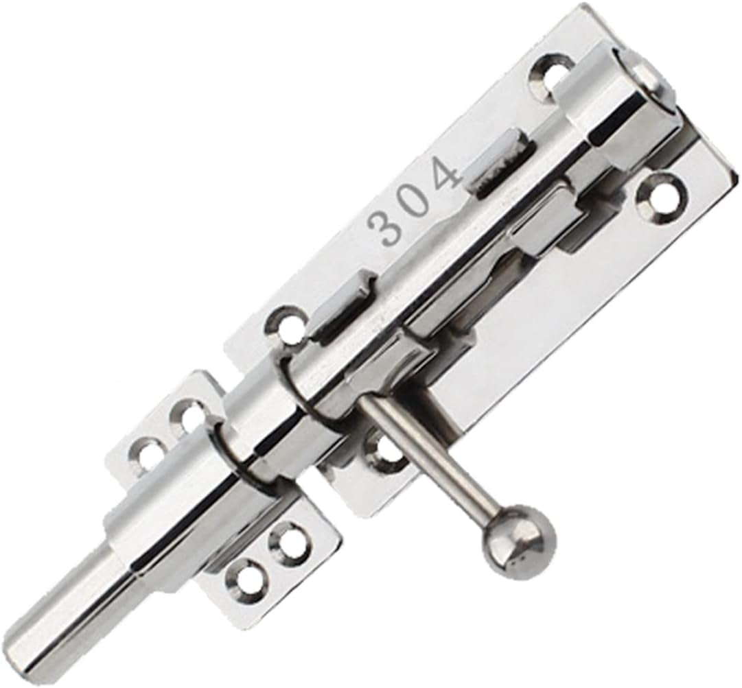 THESG-6in Slide Bolt Gate Latch 304 Stainless Steel Barrel Bolt Latch ...
