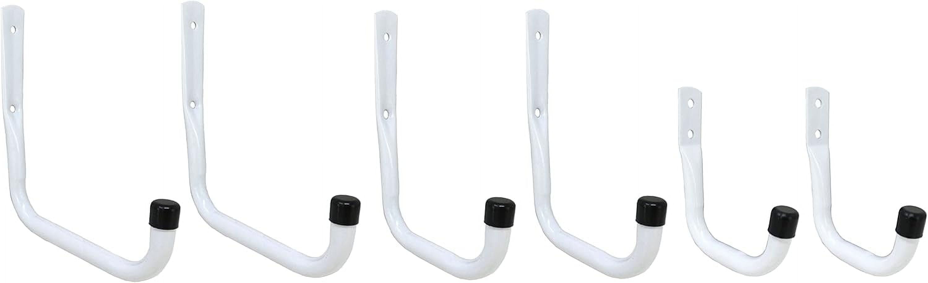 THESG-8096E Heavy Duty Steel Garage Storage Utility Hooks, 3 Sizes, 6 ...