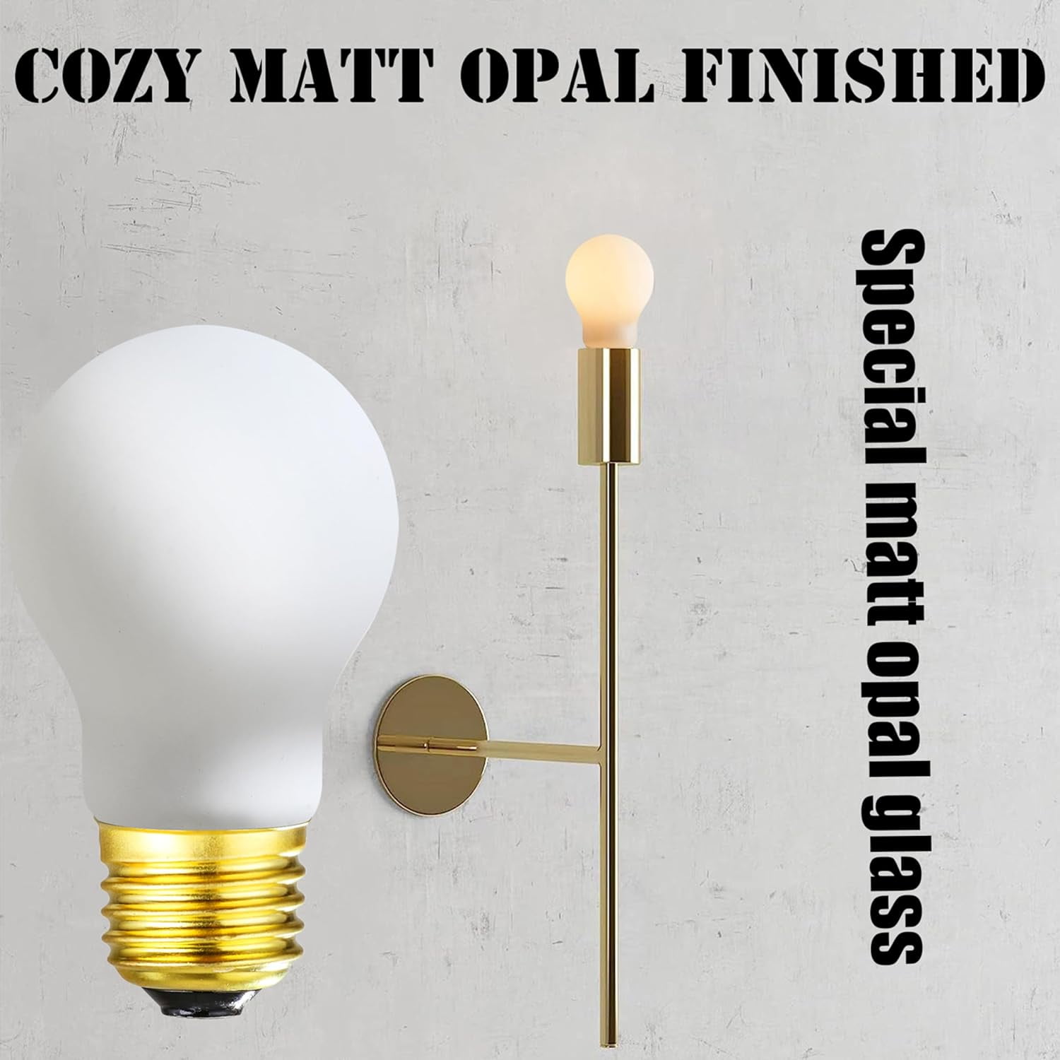 THESG-A15 LED Bulb 60 Watt Equivalent, 8W Dimmable E26 LED Edison Bulb ...