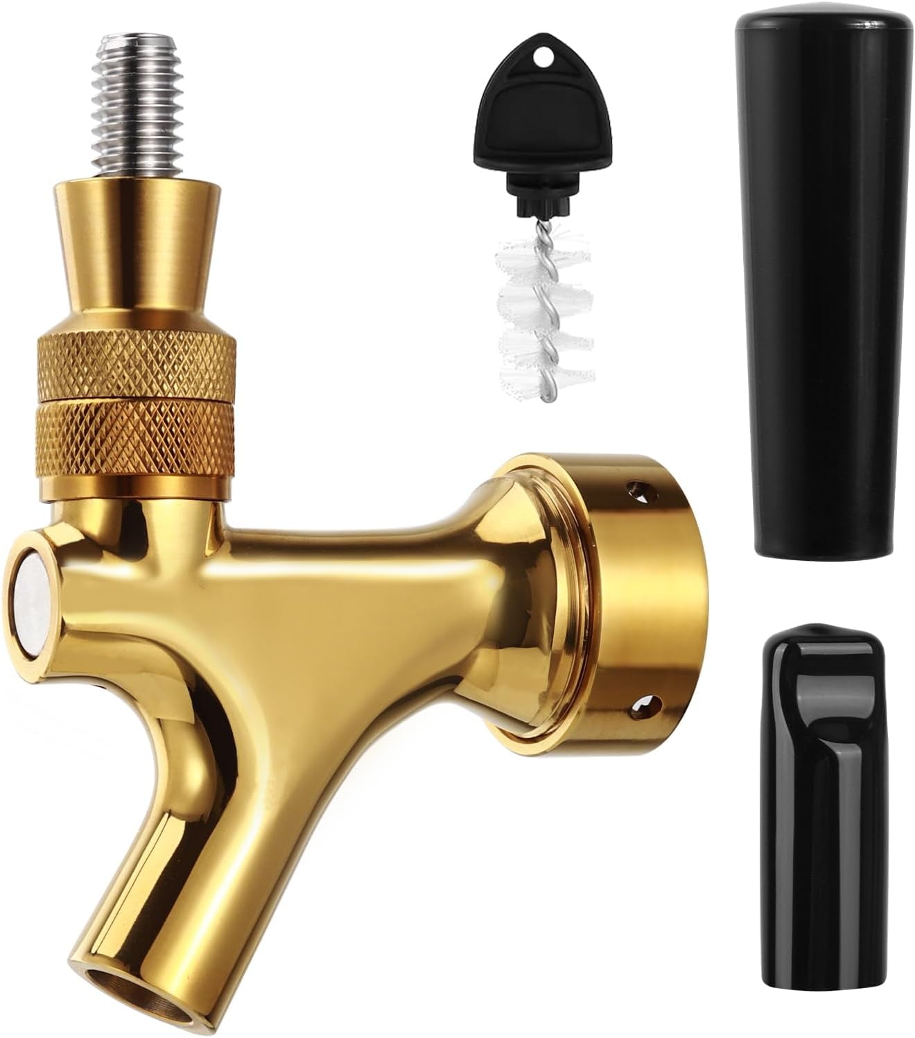 THESG-All Stainless Steel Golden Beer Faucet, Commercial Kegerator ...