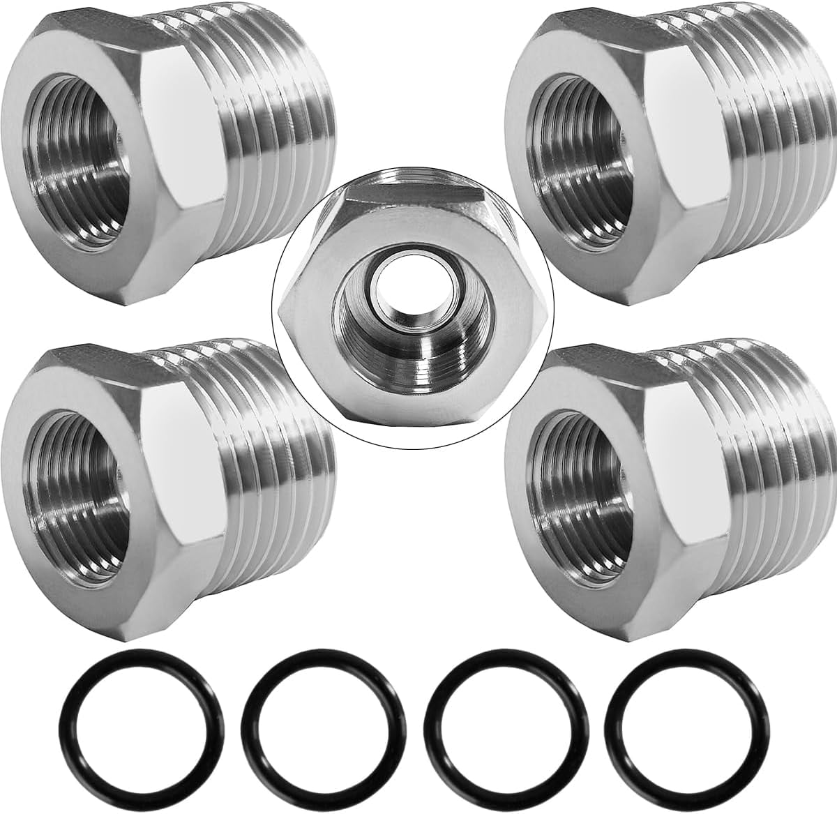THESG-Beduan Brass Water Line Adapter 3/8 Female to 1/2 NPT Male ...