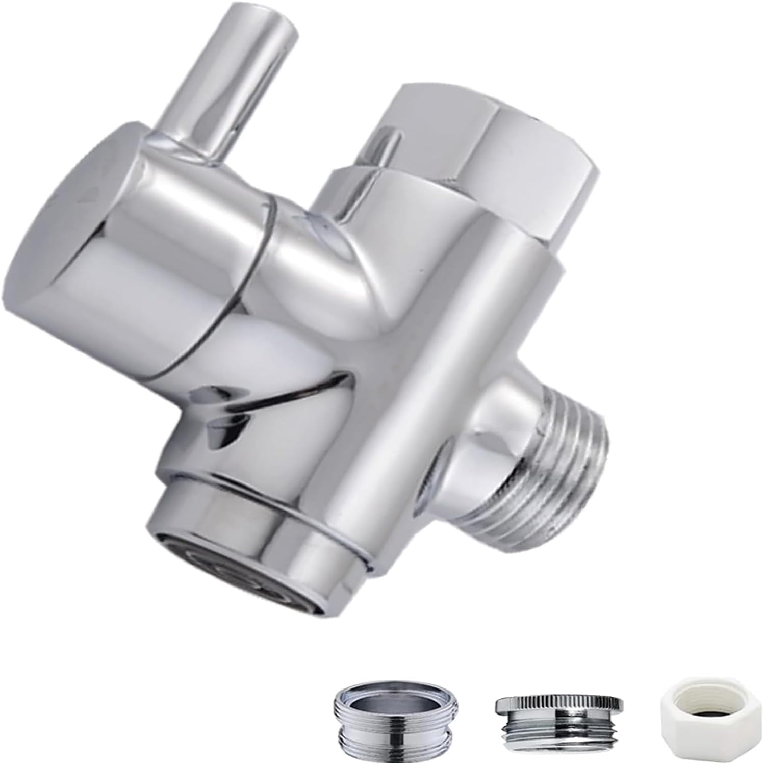 THESG-Brass Faucet Diverter Valve with Aerator, Faucet Adapter for Sink ...