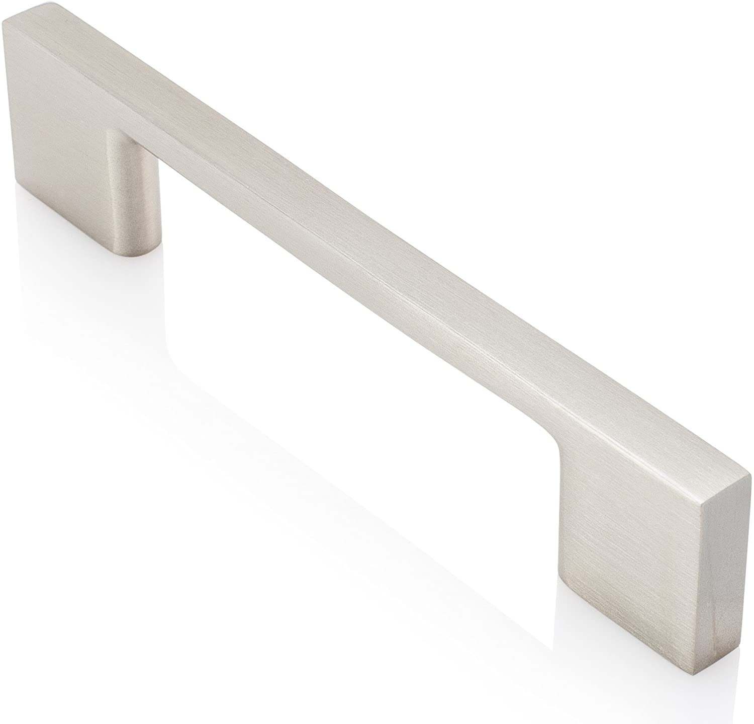 THESG-Brushed Nickel Cabinet Pulls - 96mm - Satin Nickel Drawer Handles ...