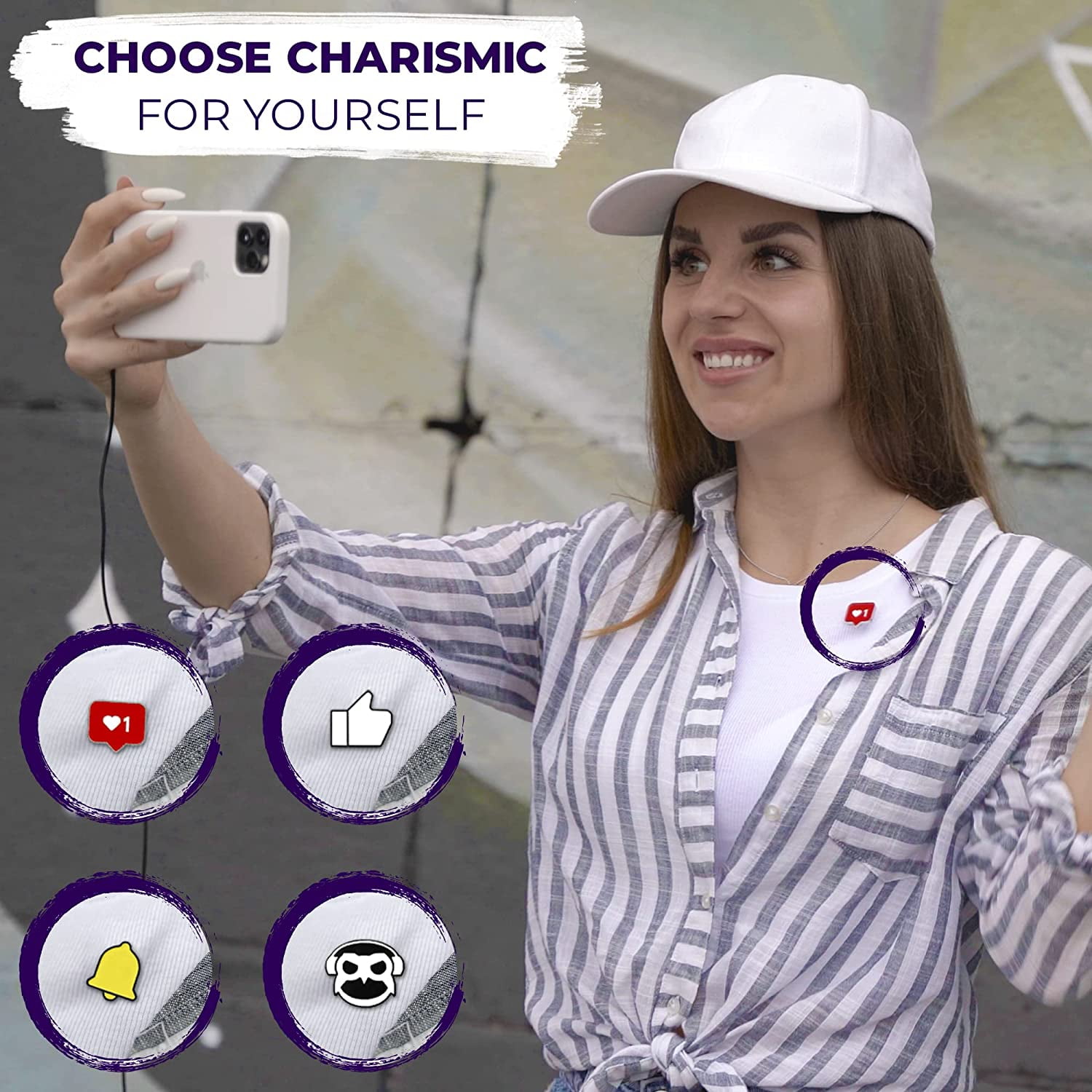 THESG-CharisMic - Lavalier Clip On Microphone with Magnetic Mount and ...